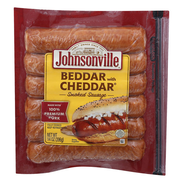Johnsonville Beddar With Cheddar Smoked Sausage