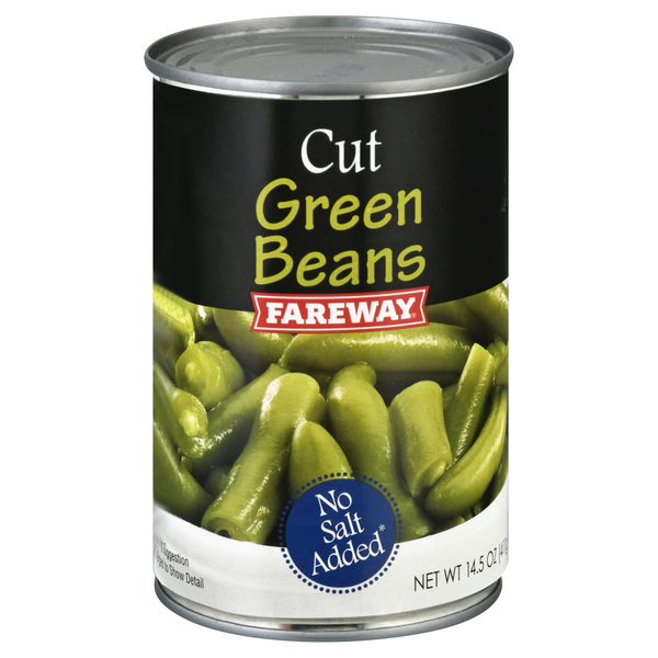 Fareway Cut Green Beans No Salt Added | Fig App